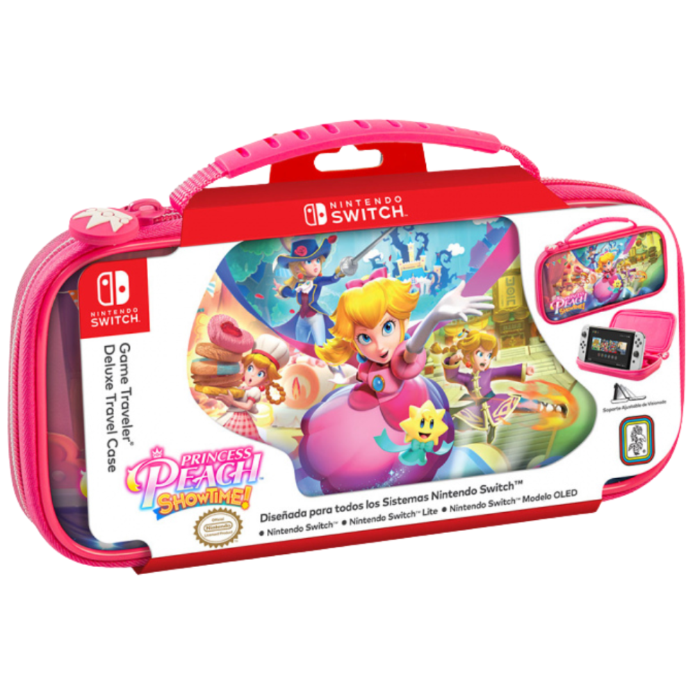 Estuche Deluxe Game Traveler Nintendo Switch: Princess Peach Showtime