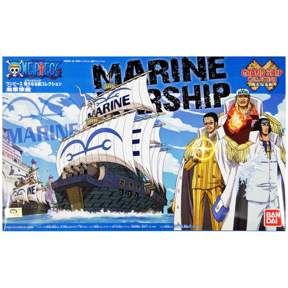 Model Kit - Grand Ship Collection 07 Marine Warship One Piece - Bandai ...