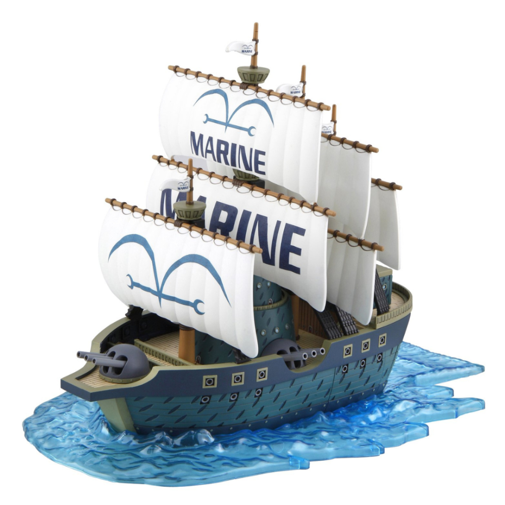 Model Kit - Grand Ship Collection 07 Marine Warship One Piece - Bandai ...