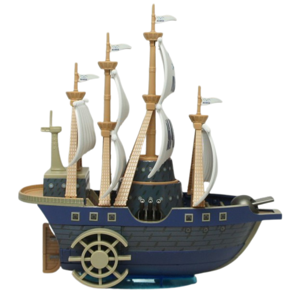 Model Kit - Grand Ship Collection 07 Marine Warship One Piece - Bandai ...
